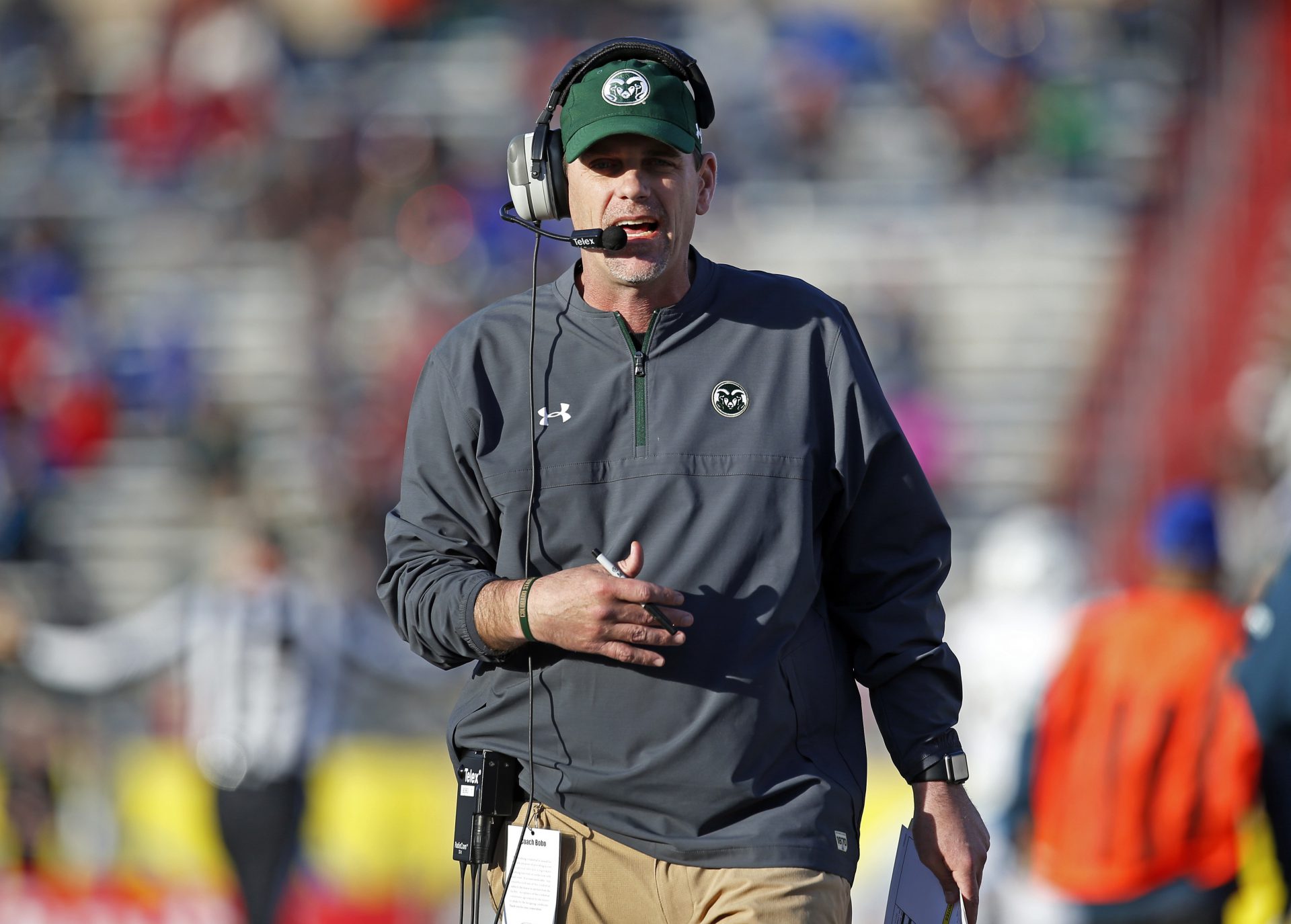 CSU coach Mike Bobo remains out as staff prepares for opener - Sentinel ...