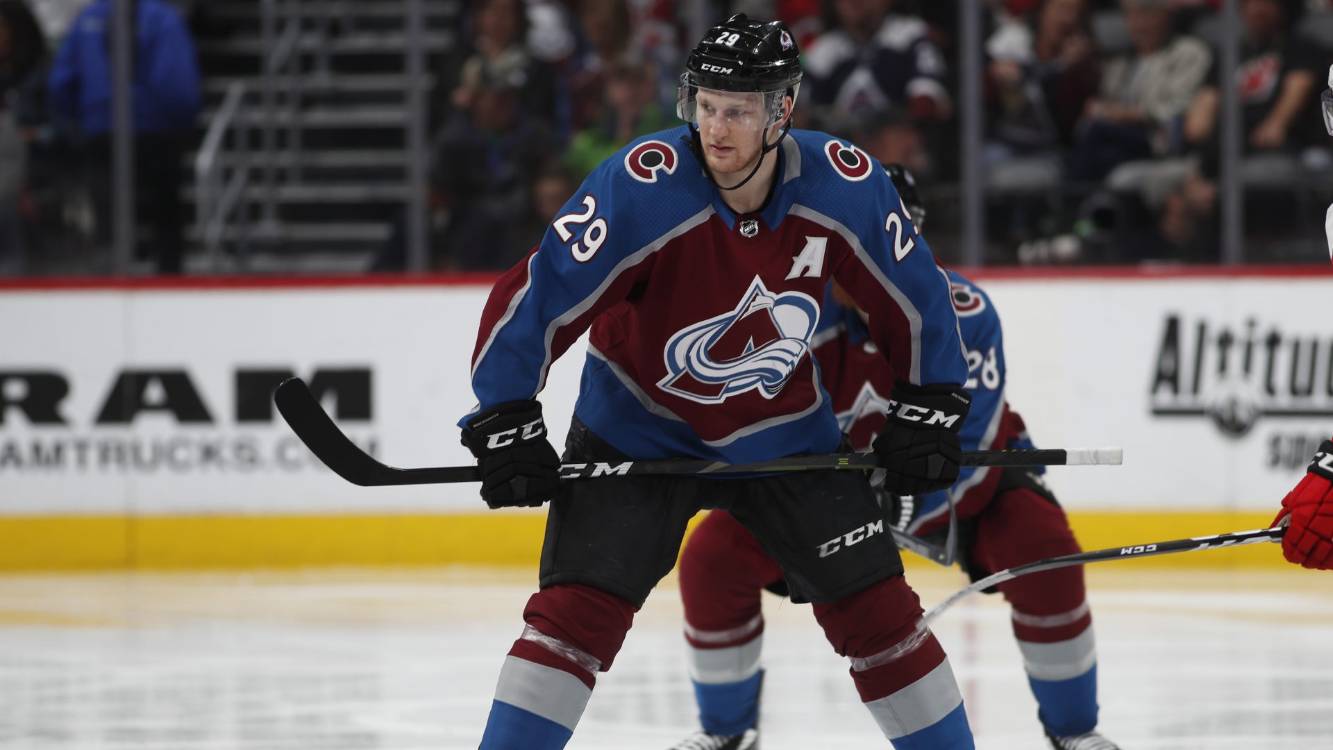 MacKinnon leads scoring spree in 2nd as Avs beat Oilers 6-2 - Sentinel ...